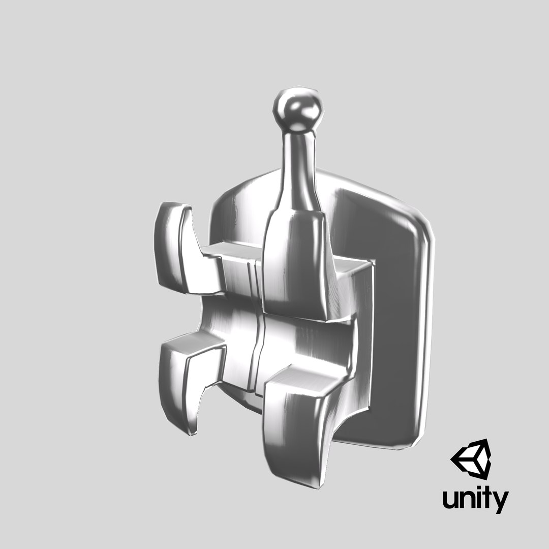 3D Dental Braces Bracket V02 Model - TurboSquid 2018263