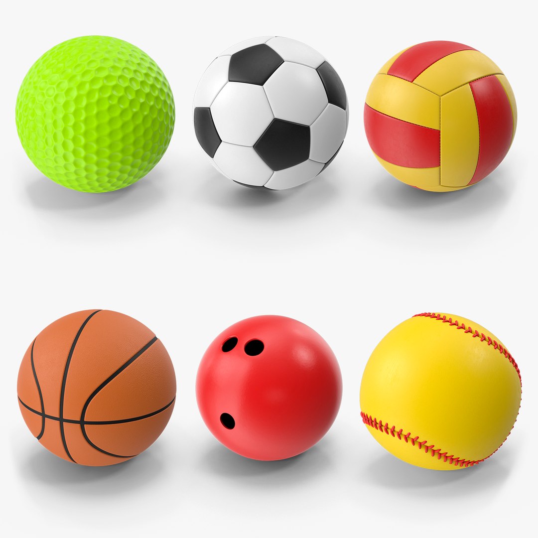 3D Sport Balls Collection model - TurboSquid 2113752