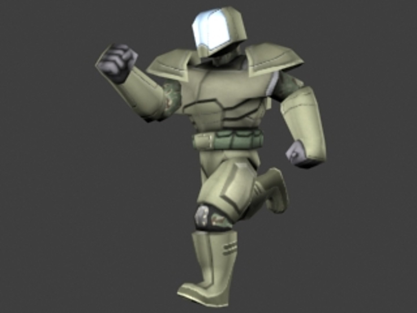 Space Soldier 3d Model
