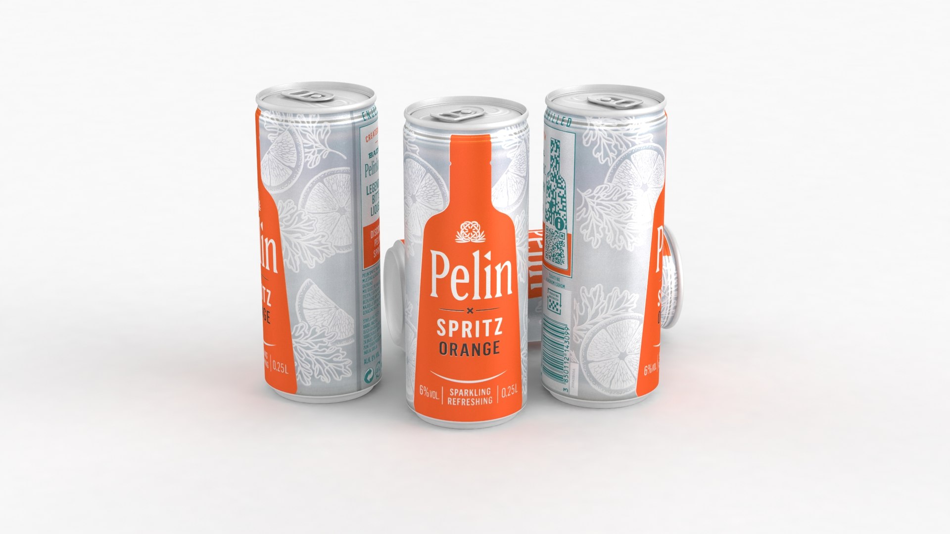 3D Alcohol Can Pelin Spritz Orange 250ml 2024 - TurboSquid 2253731