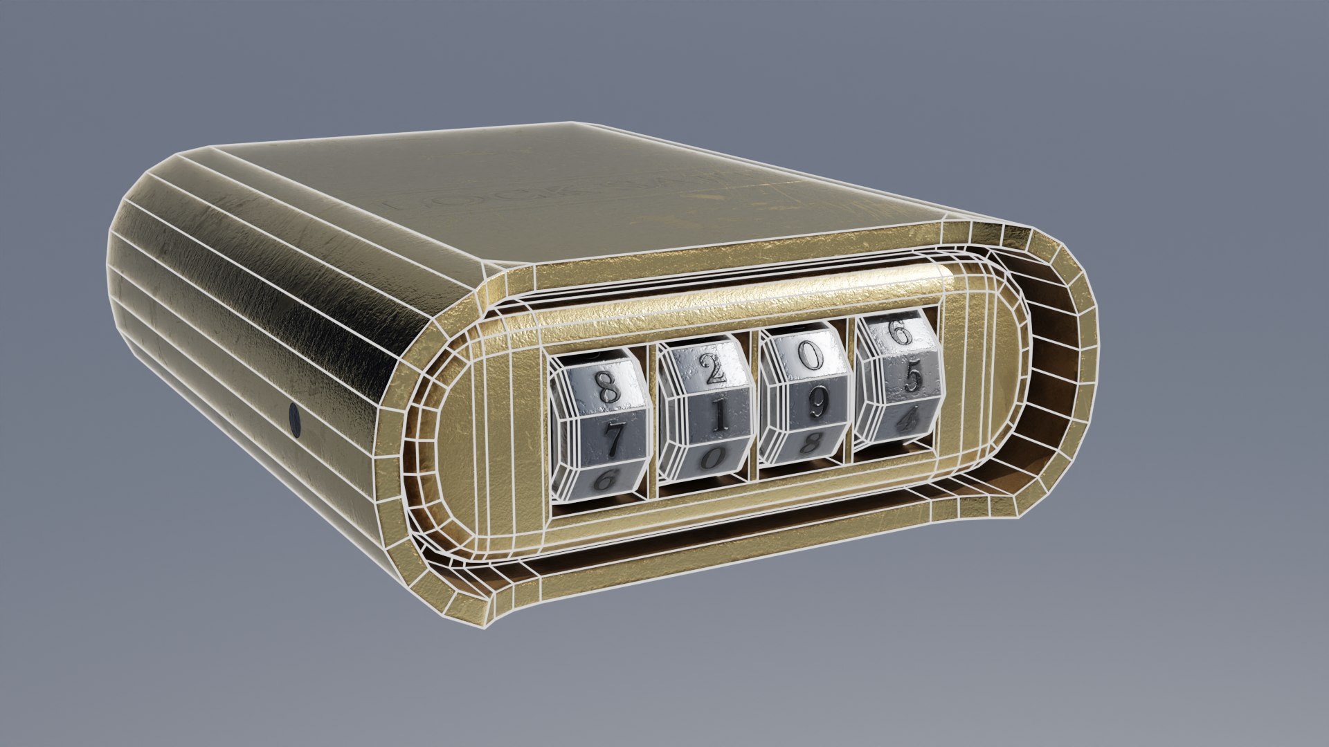 3D Lock 4K Realistic Model - TurboSquid 2139614