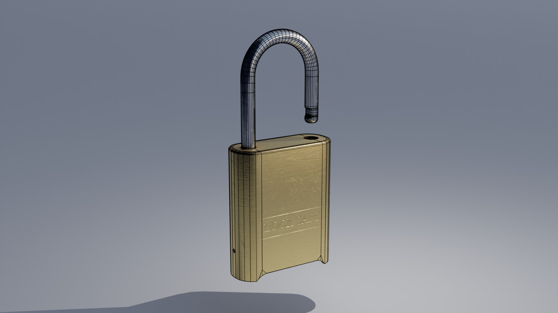 3D Lock 4K Realistic Model - TurboSquid 2139614