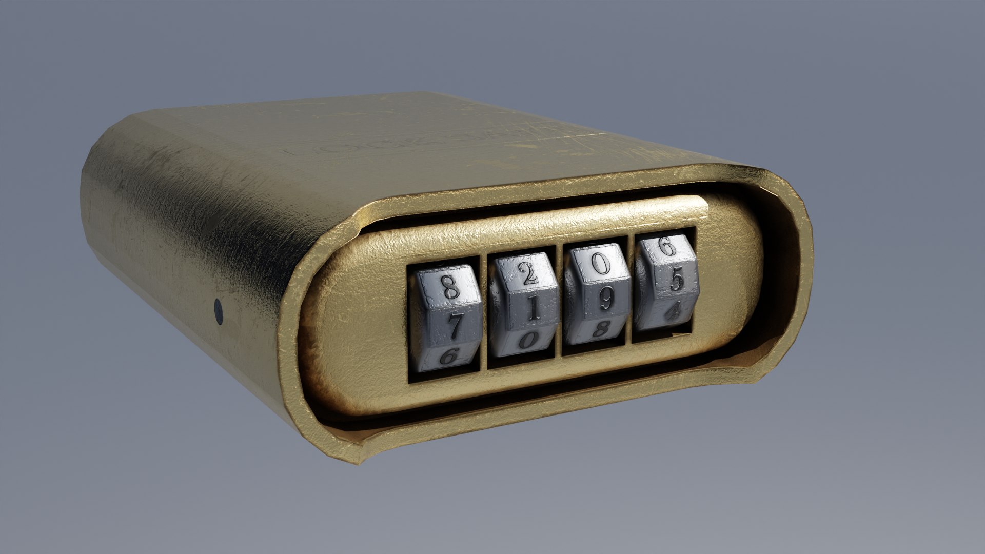 3D Lock 4K Realistic Model - TurboSquid 2139614