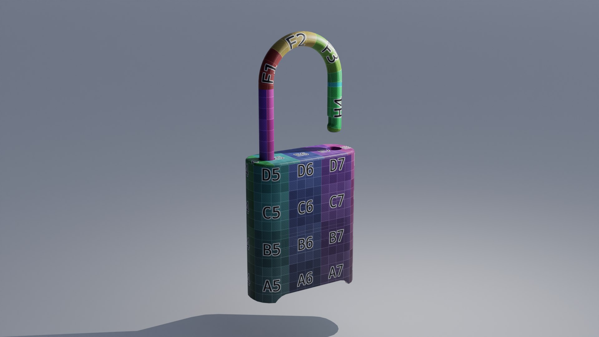 3D Lock 4K Realistic Model - TurboSquid 2139614