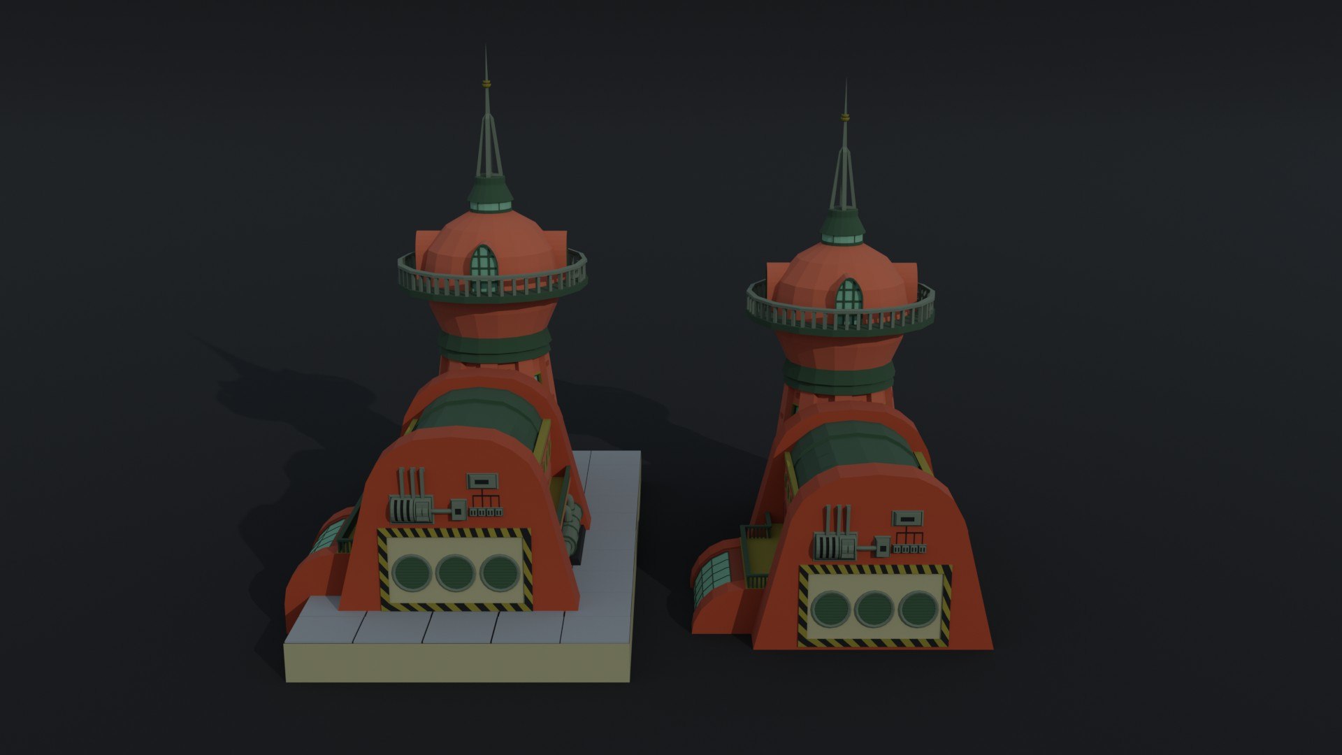 Cartoon Planet Express 3D Model - TurboSquid 1673833