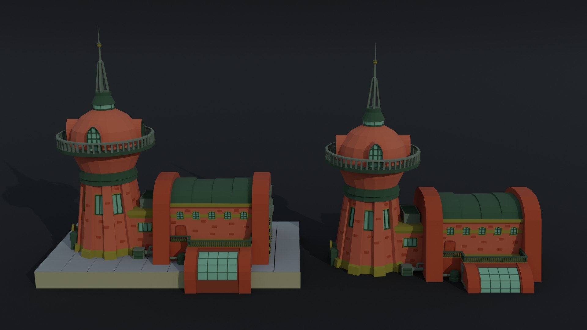 Cartoon Planet Express 3D Model - TurboSquid 1673833