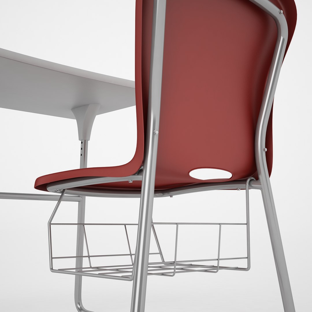 3d Model Of Student Desk