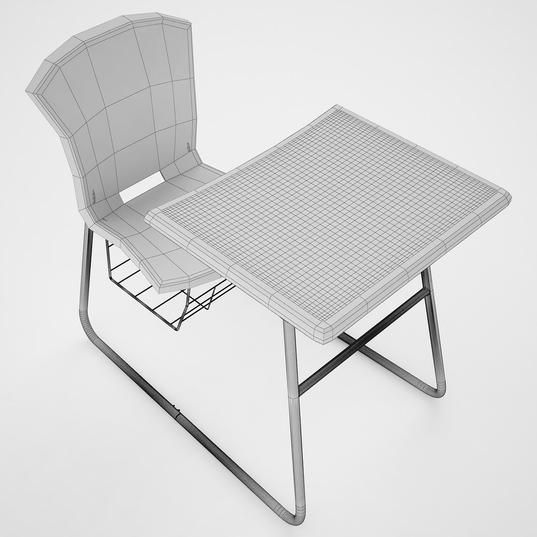 3d Model Of Student Desk