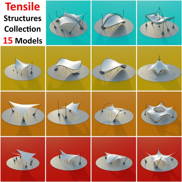 3D Tensile Complex Structure 01 model - TurboSquid 1964008