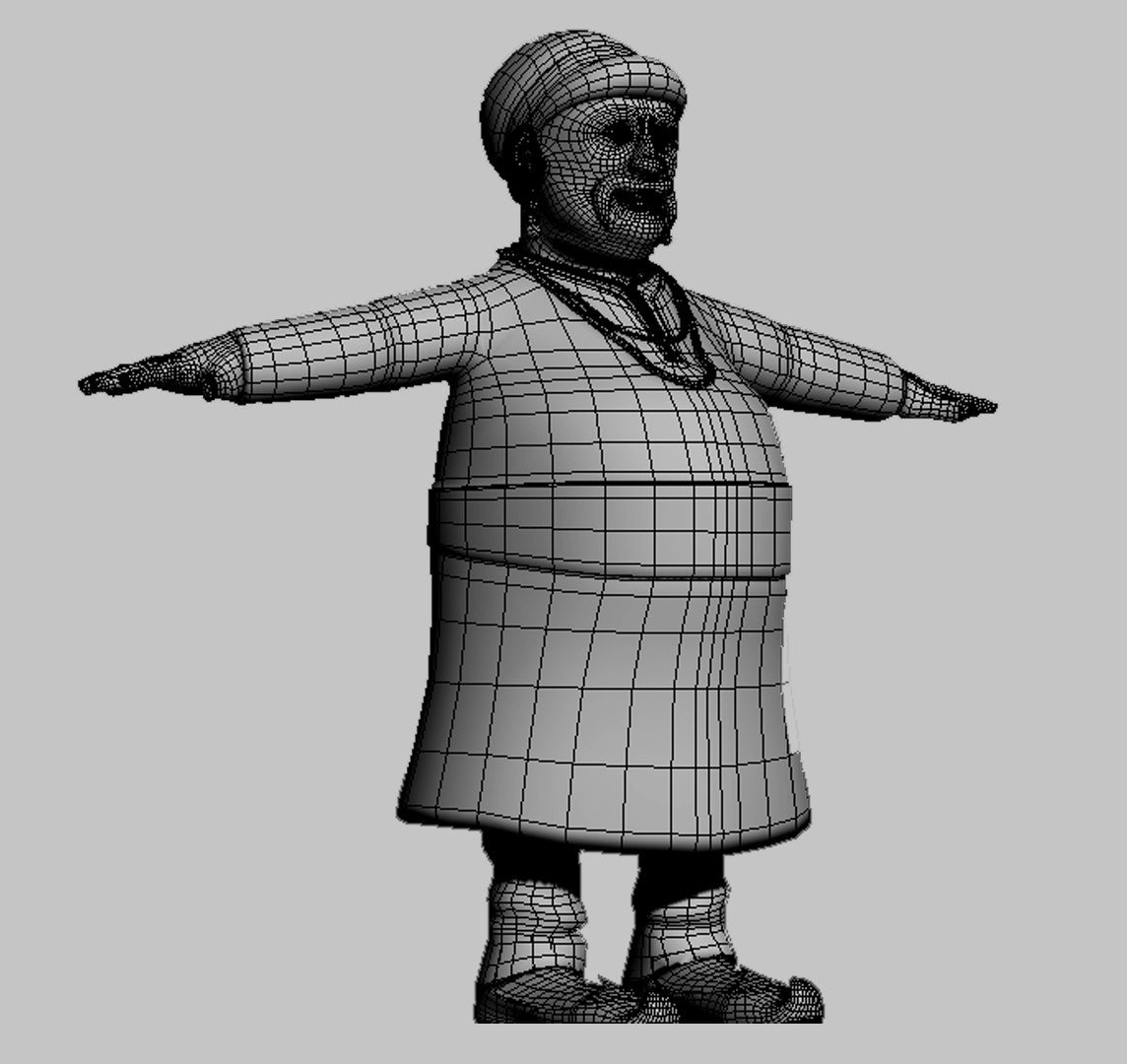 Free 3D Cartoon King Akbar Model - TurboSquid 1562635