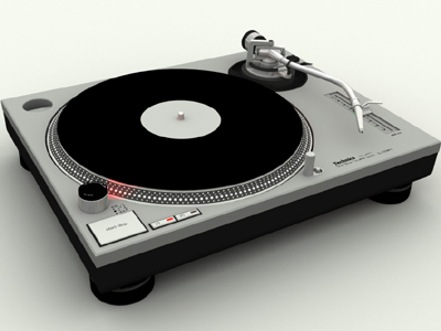 Technics 1200 Mkii 3d Model