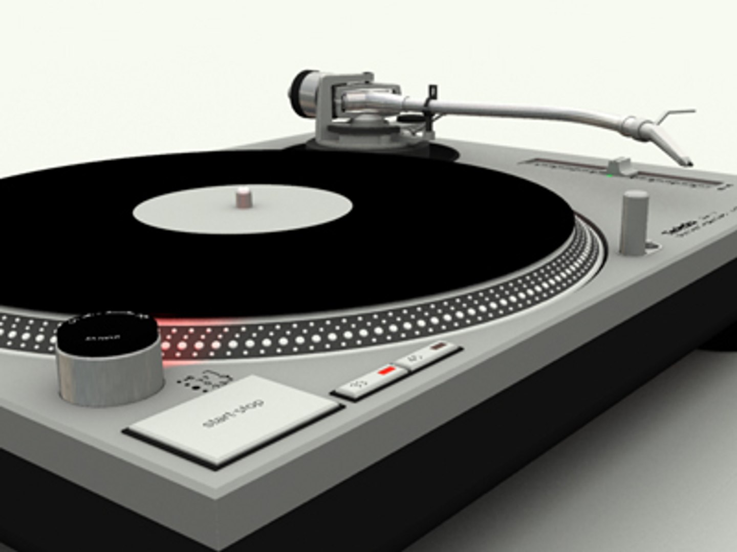 Technics 1200 Mkii 3d Model