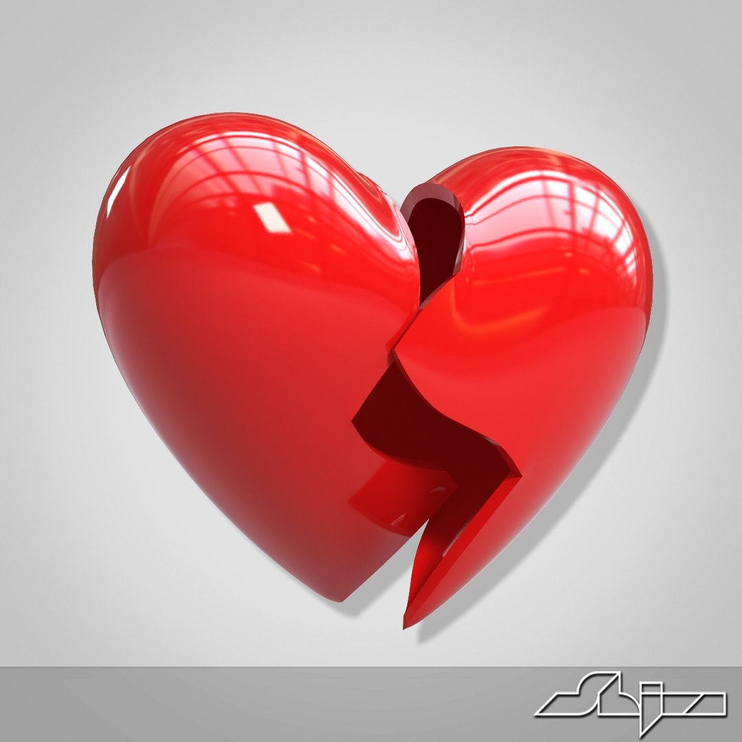 3ds Max Broken Heart Shell