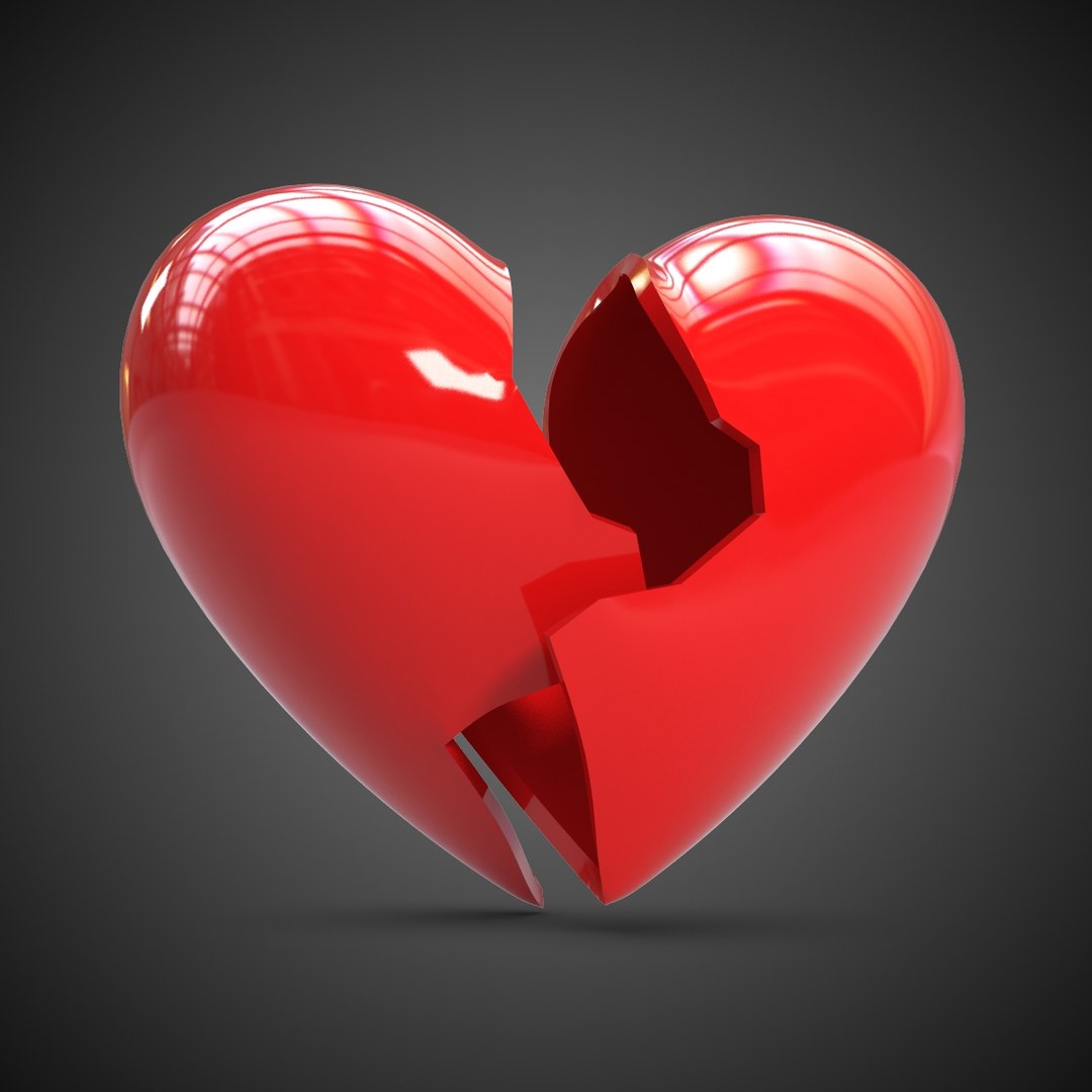 3ds Max Broken Heart Shell