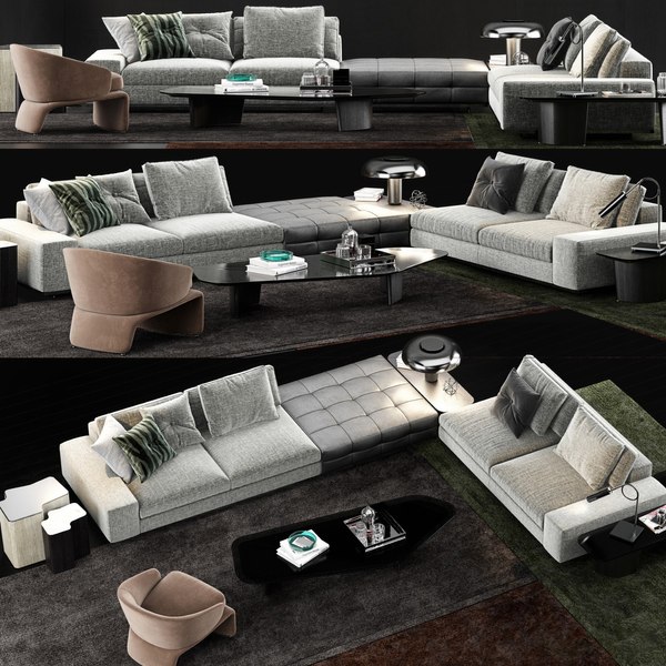 Minotti 3D Models for Download | TurboSquid
