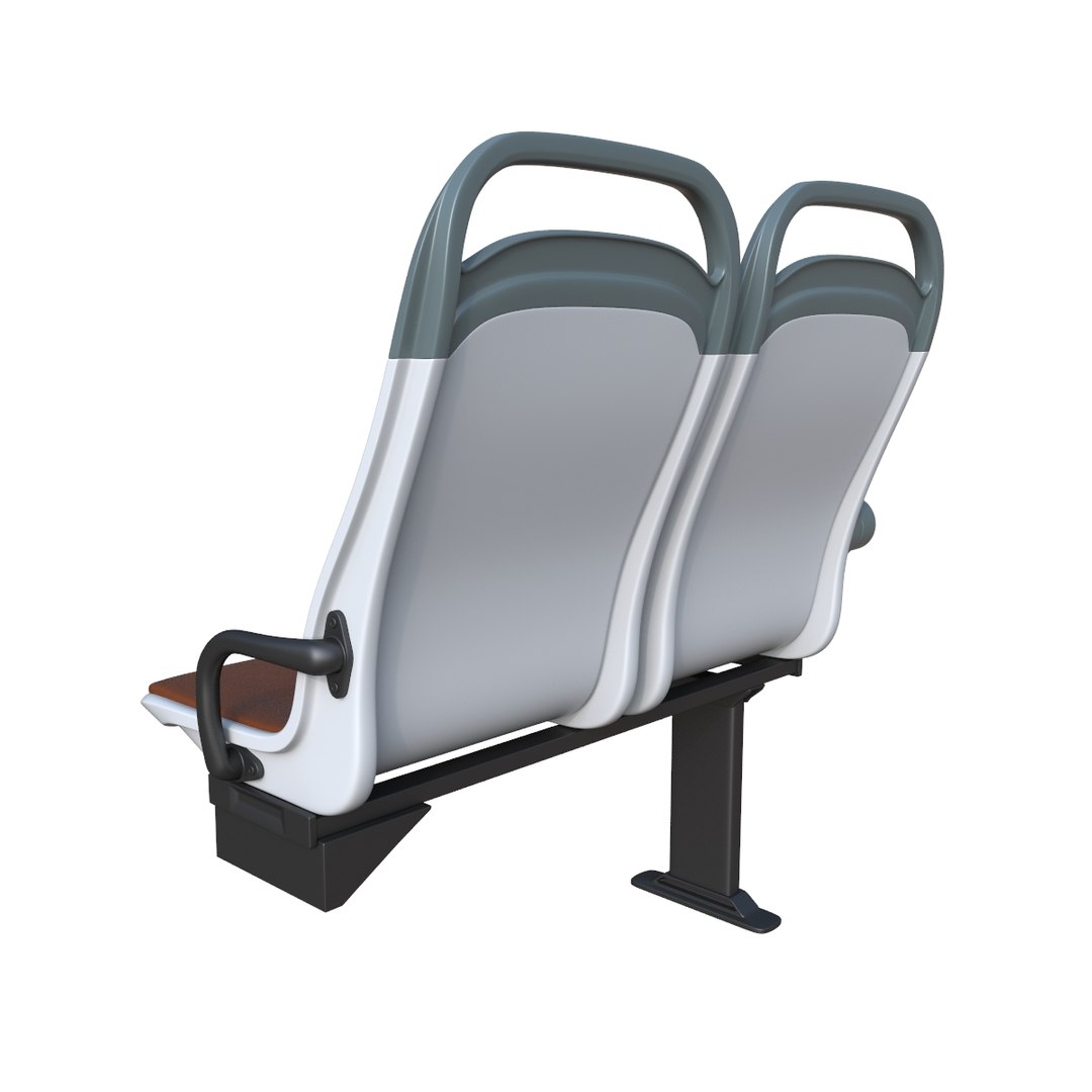 City comfort bus seats 3D model - TurboSquid 1207696