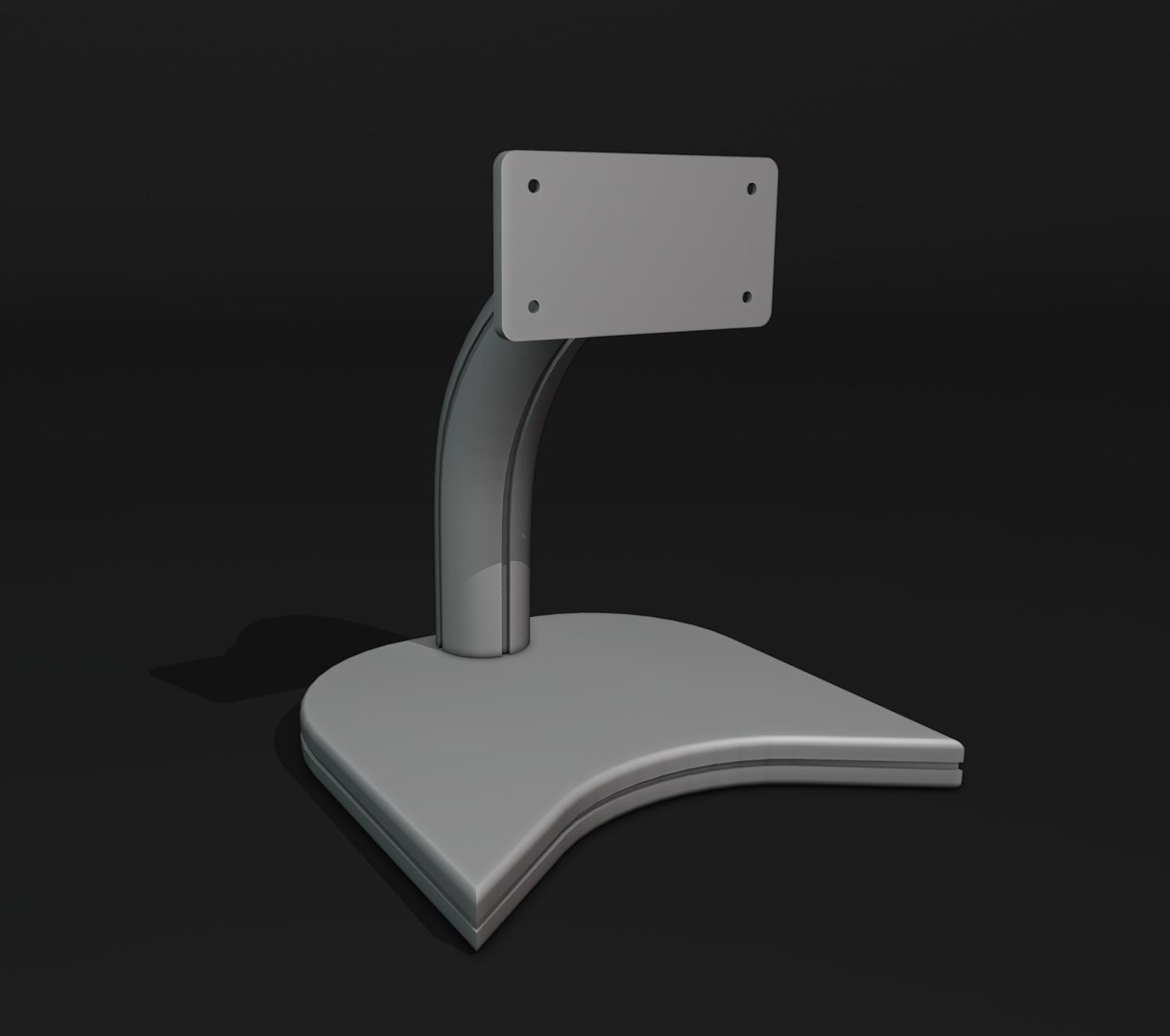 3D Monitor Stand Mount 1 Model - TurboSquid 2085791