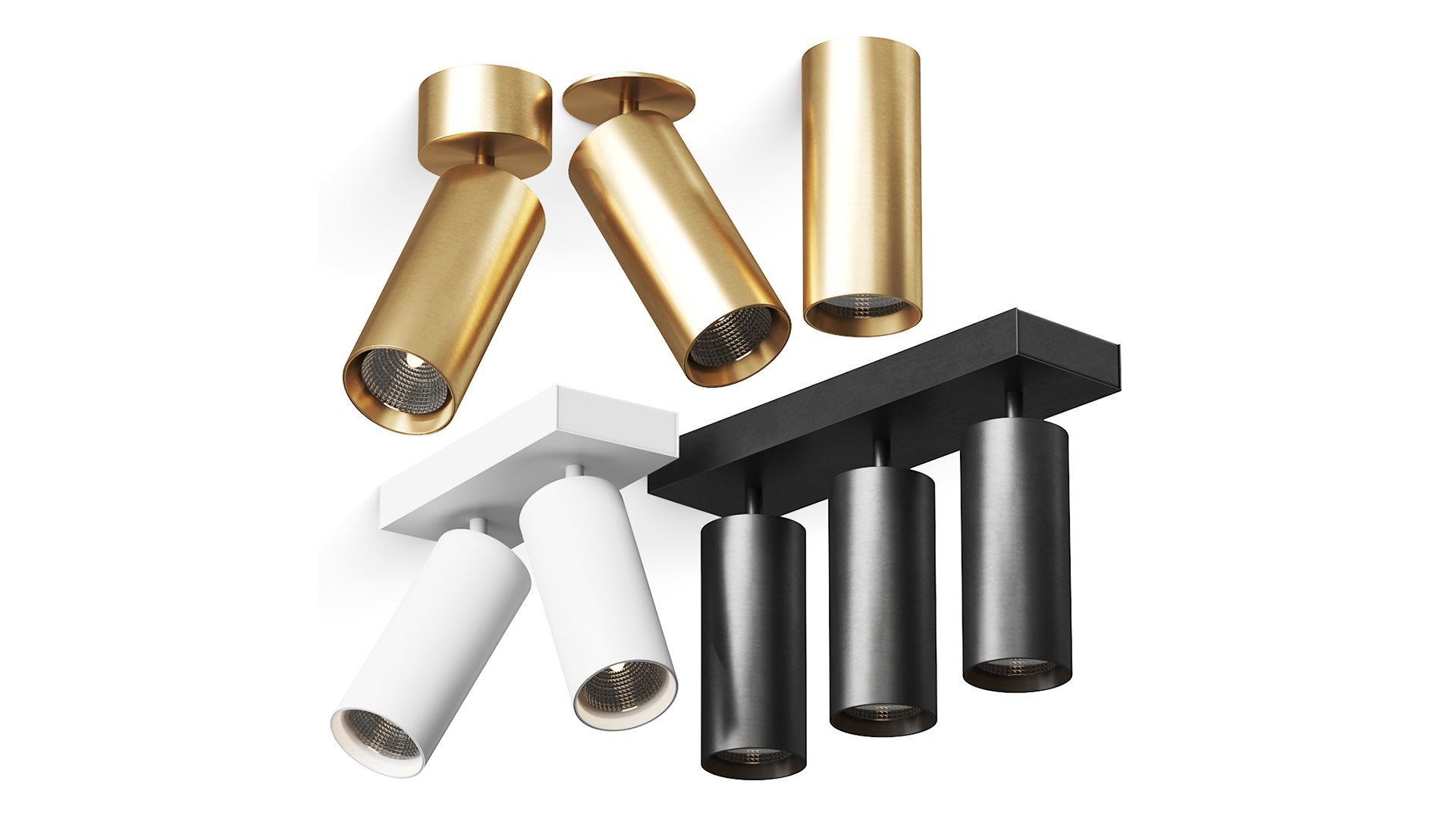 3D Victor TossB Ceiling Spot Lights - TurboSquid 2156014