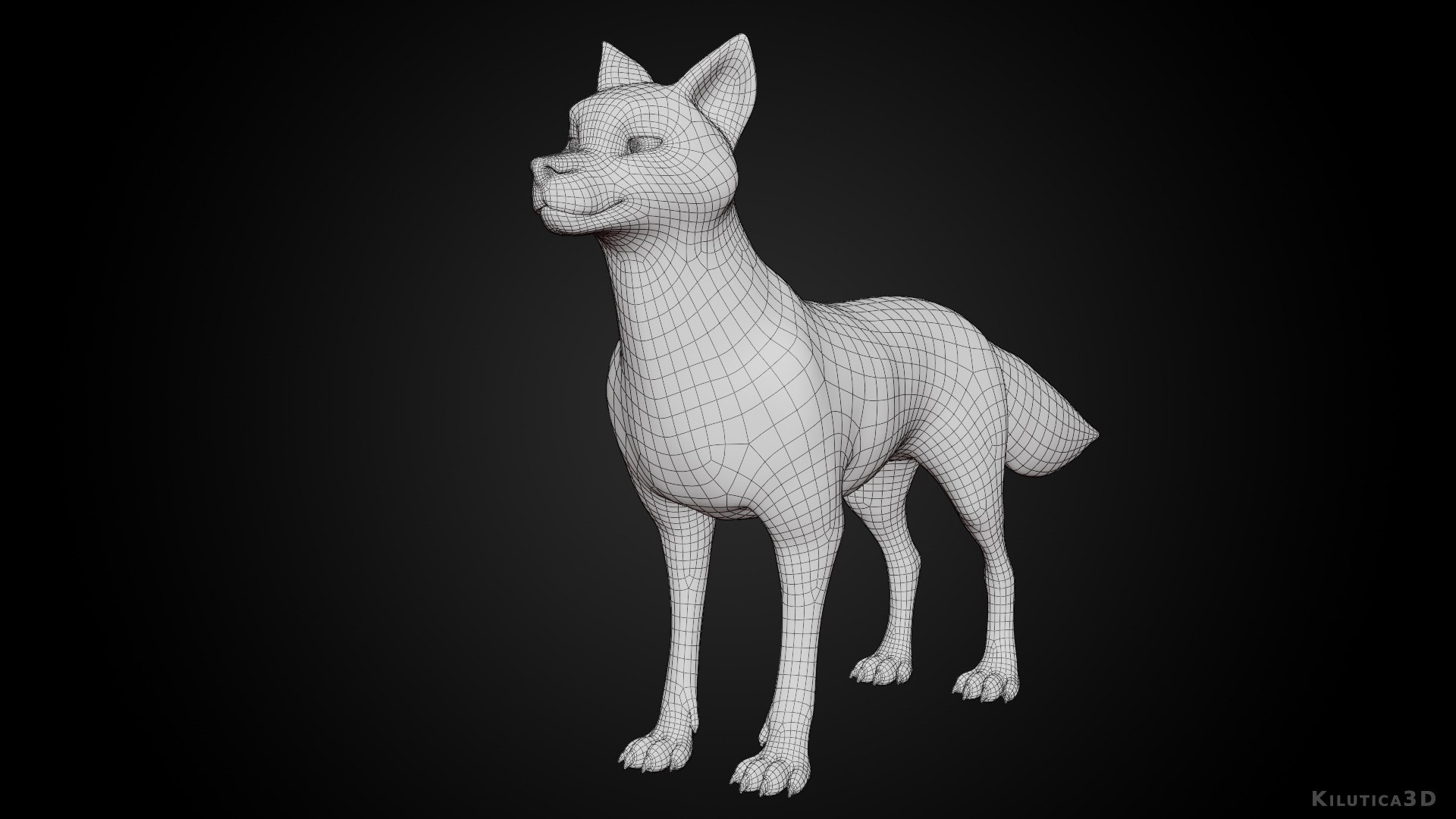 Stylized Adult Female Wolf - Rigged 3D Animal 3D Model - TurboSquid 2516488