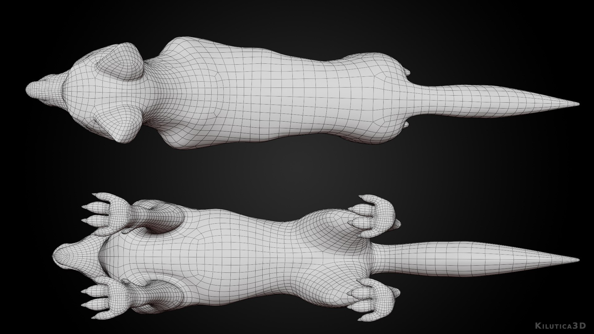 Stylized Adult Female Wolf - Rigged 3D Animal 3D Model - TurboSquid 2516488