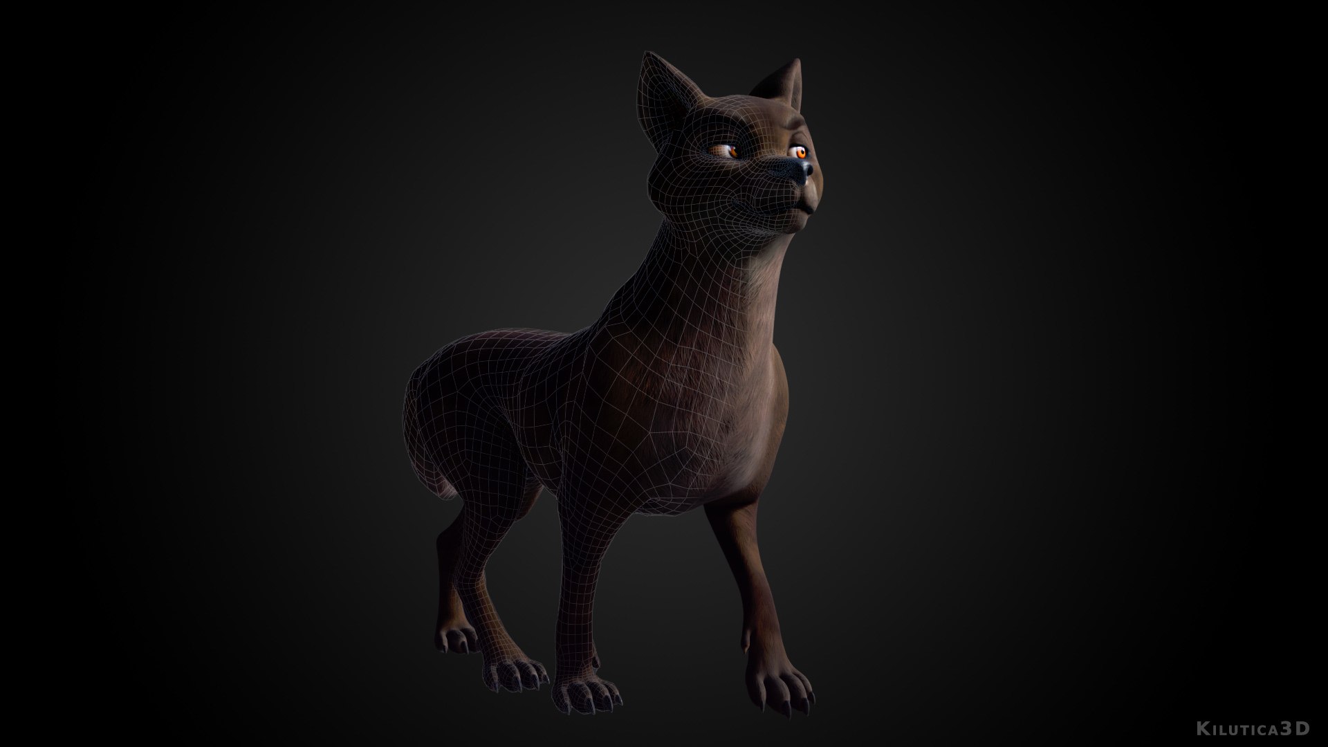 Stylized Adult Female Wolf - Rigged 3D Animal 3D Model - TurboSquid 2516488