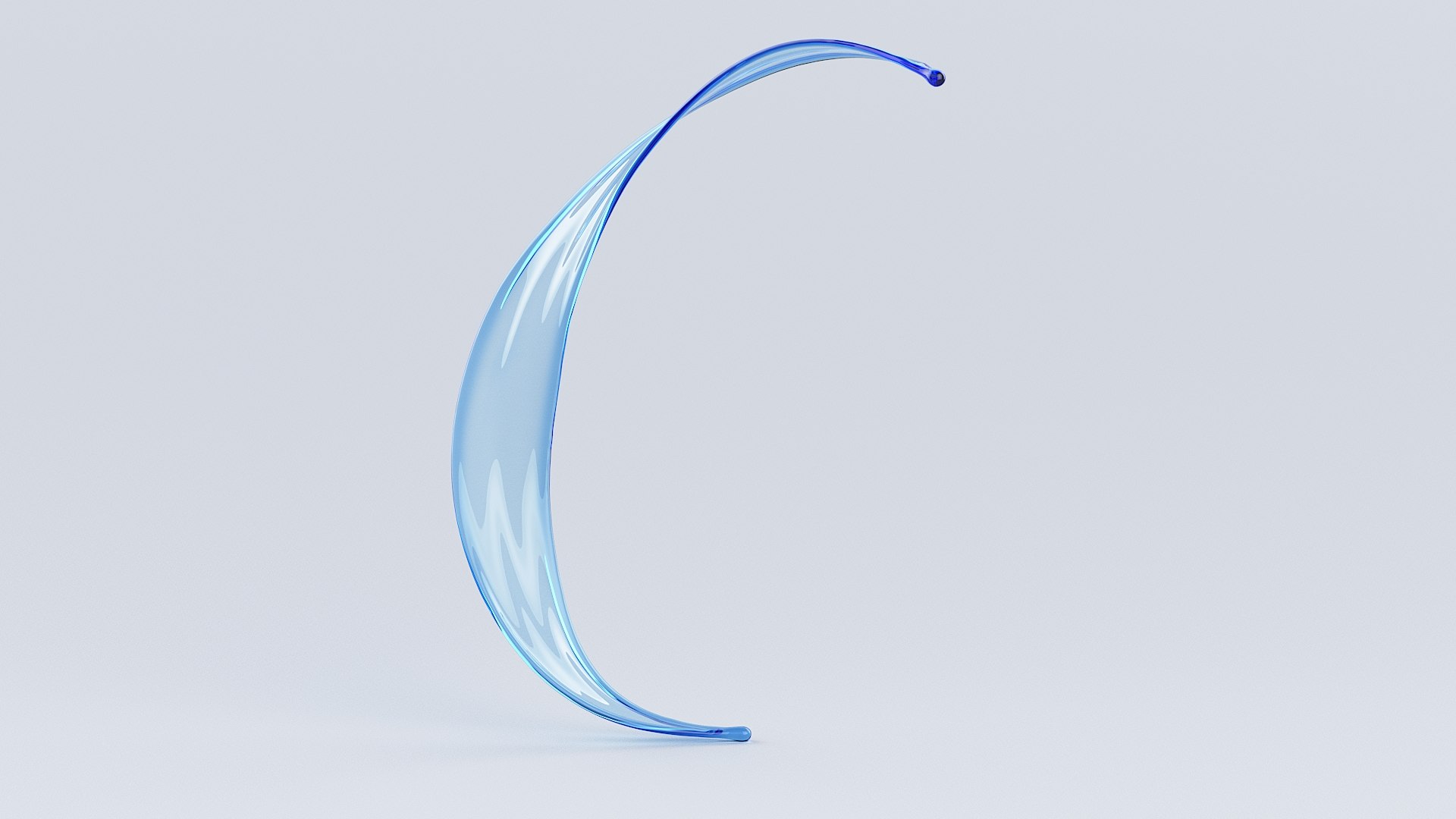 3D Elegant Curved Splash 02 Model - TurboSquid 2032246