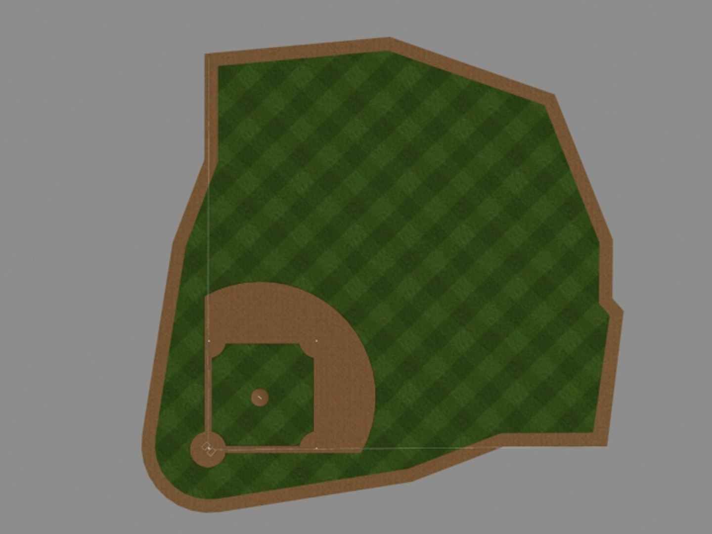 Baseball Field 3d Model