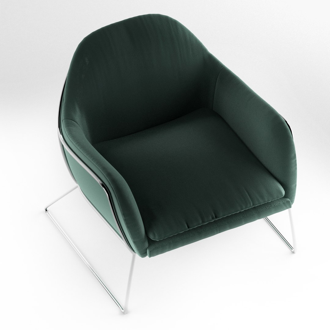 Armchair chair frame 3D model - TurboSquid 1562771