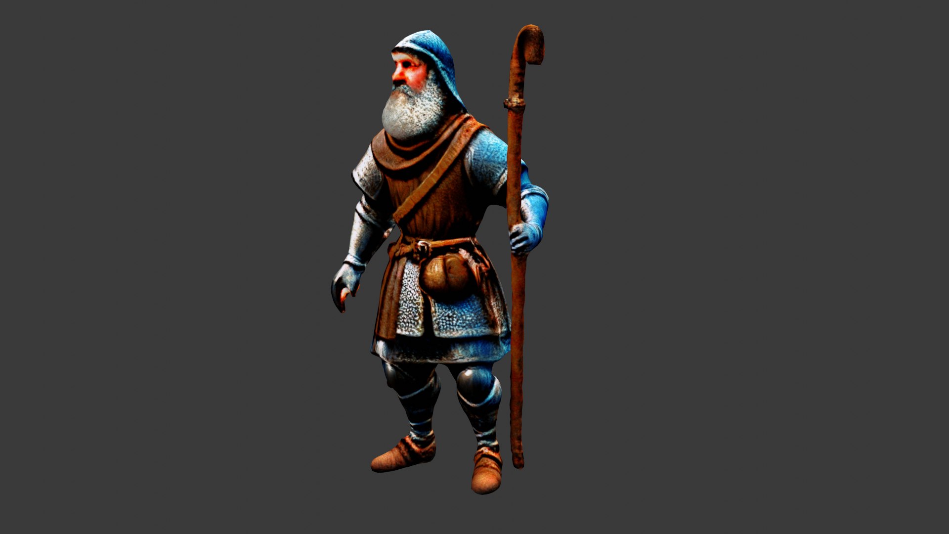 3D Blind Wizard Model - TurboSquid 2127429