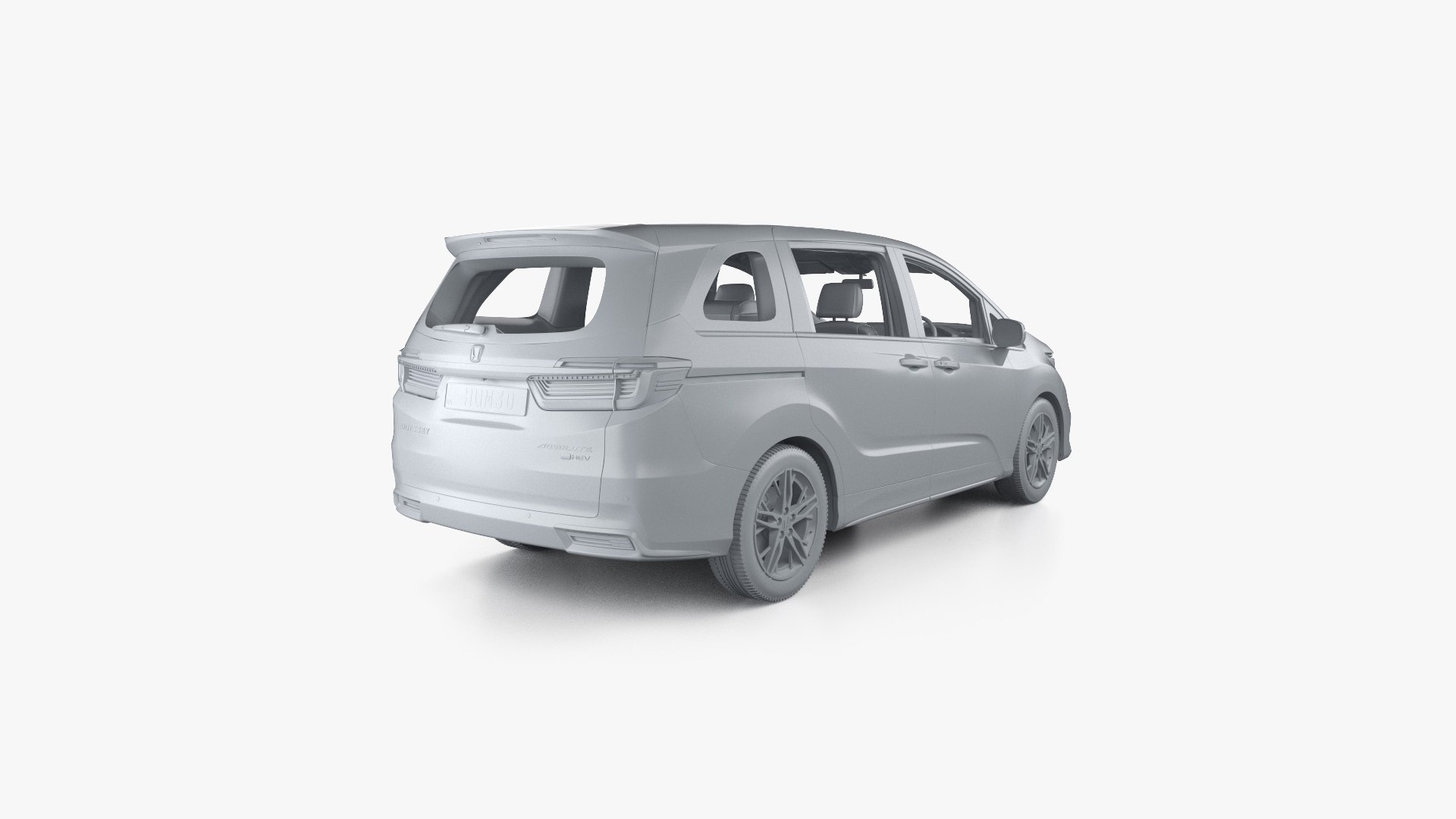 Honda Odyssey E-HEV Absolute EX With HQ Interior 2024 3D Model - TurboSquid 2193776