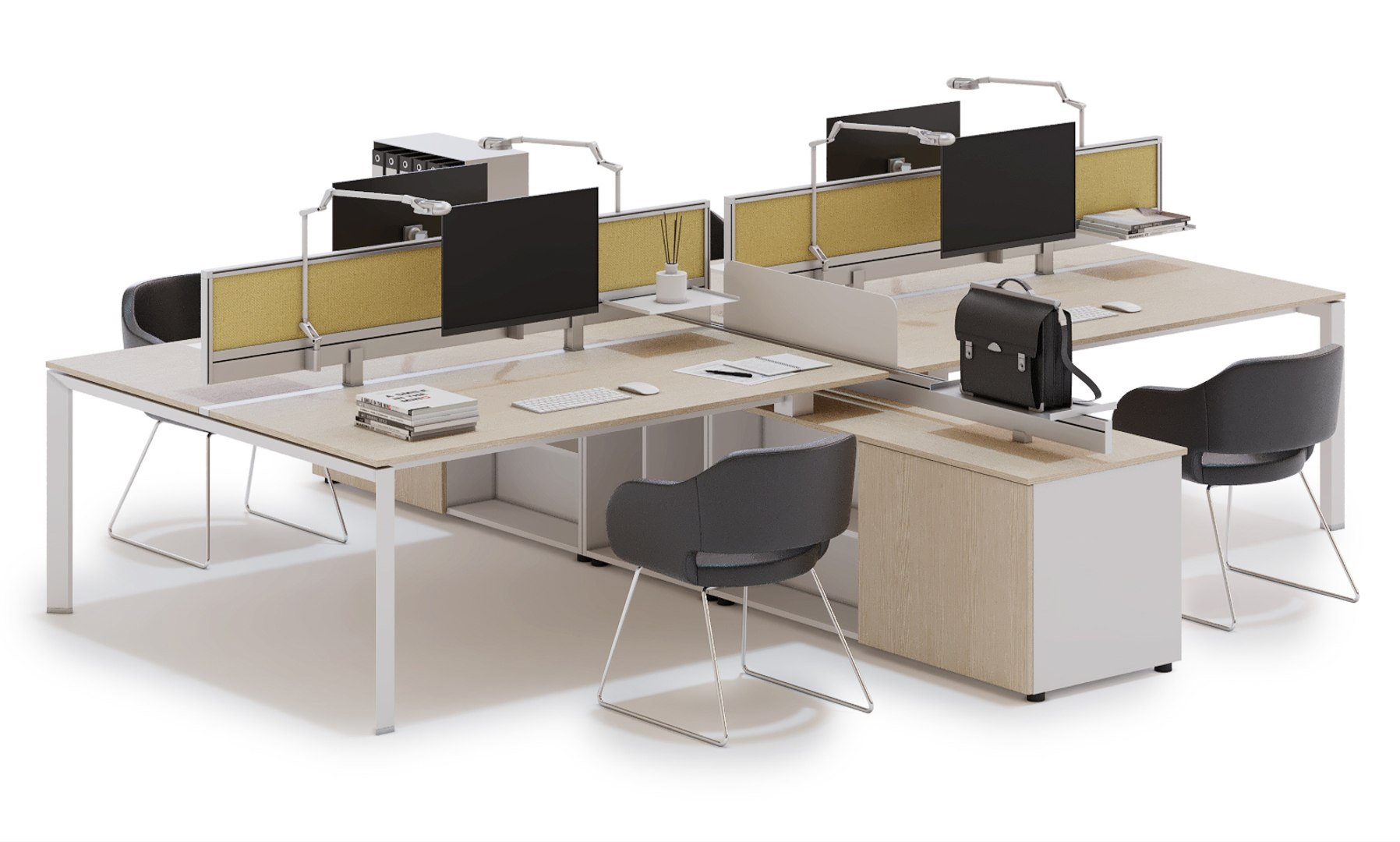 3D Office Workspace Las Model - TurboSquid 1444723