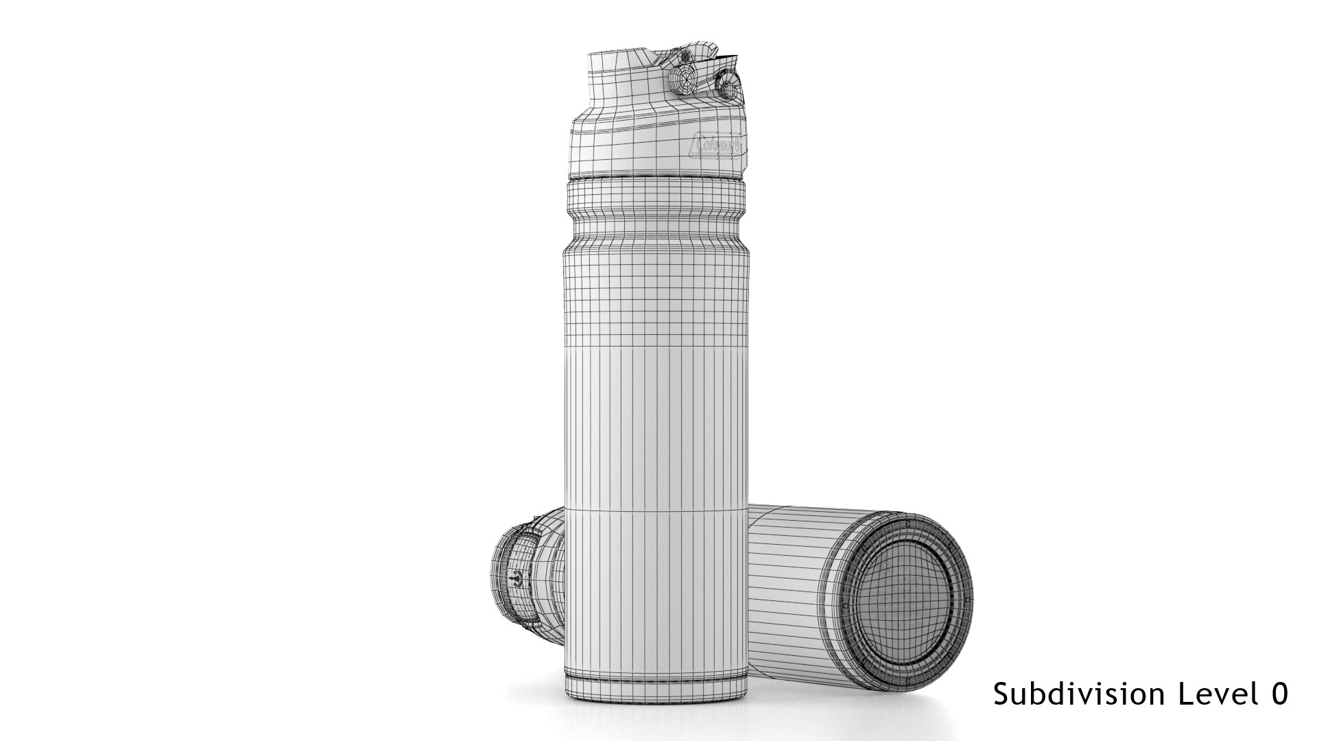 Coleman Autoseal Water Bottle Green 3D - TurboSquid 1758377