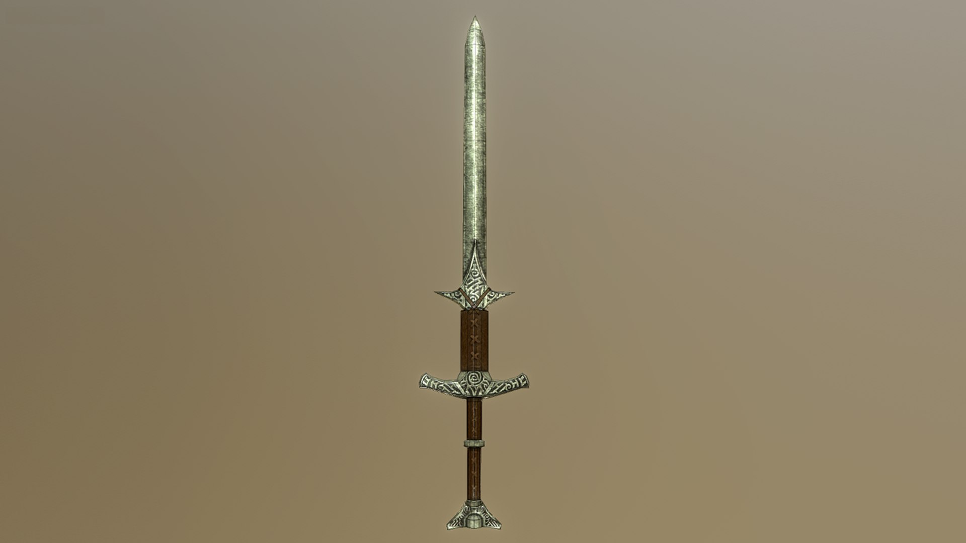 Free Skyrim Steel Greatsword - 3D Model - TurboSquid 1293766