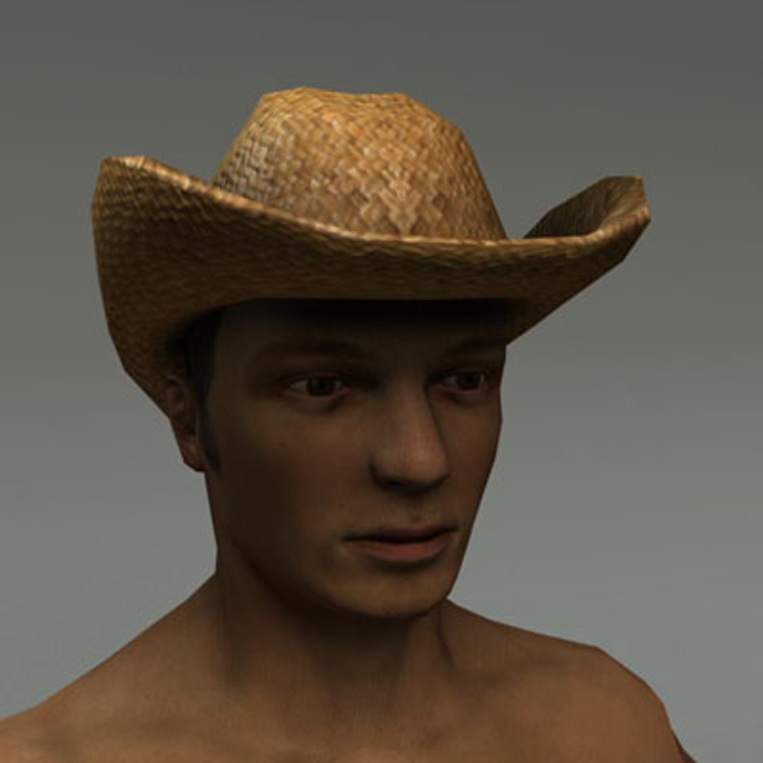 3d Cowboy Hat Model