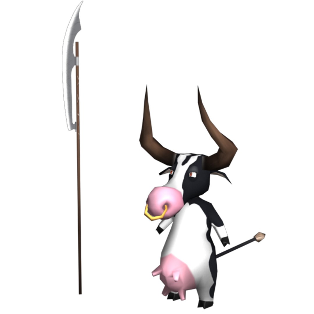 3d max hell bovine cow