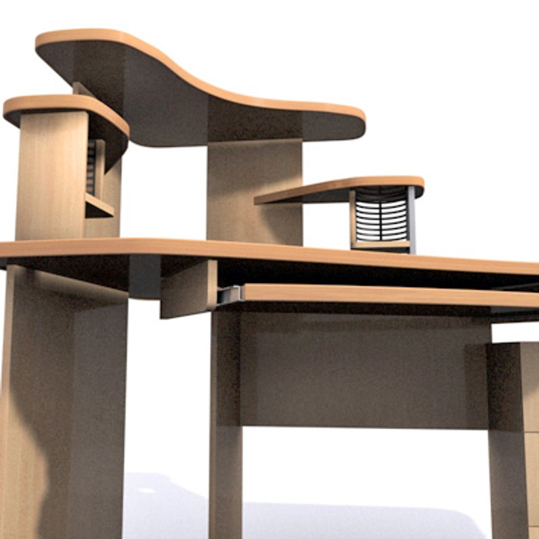 Desktop Escritorio 3d Model