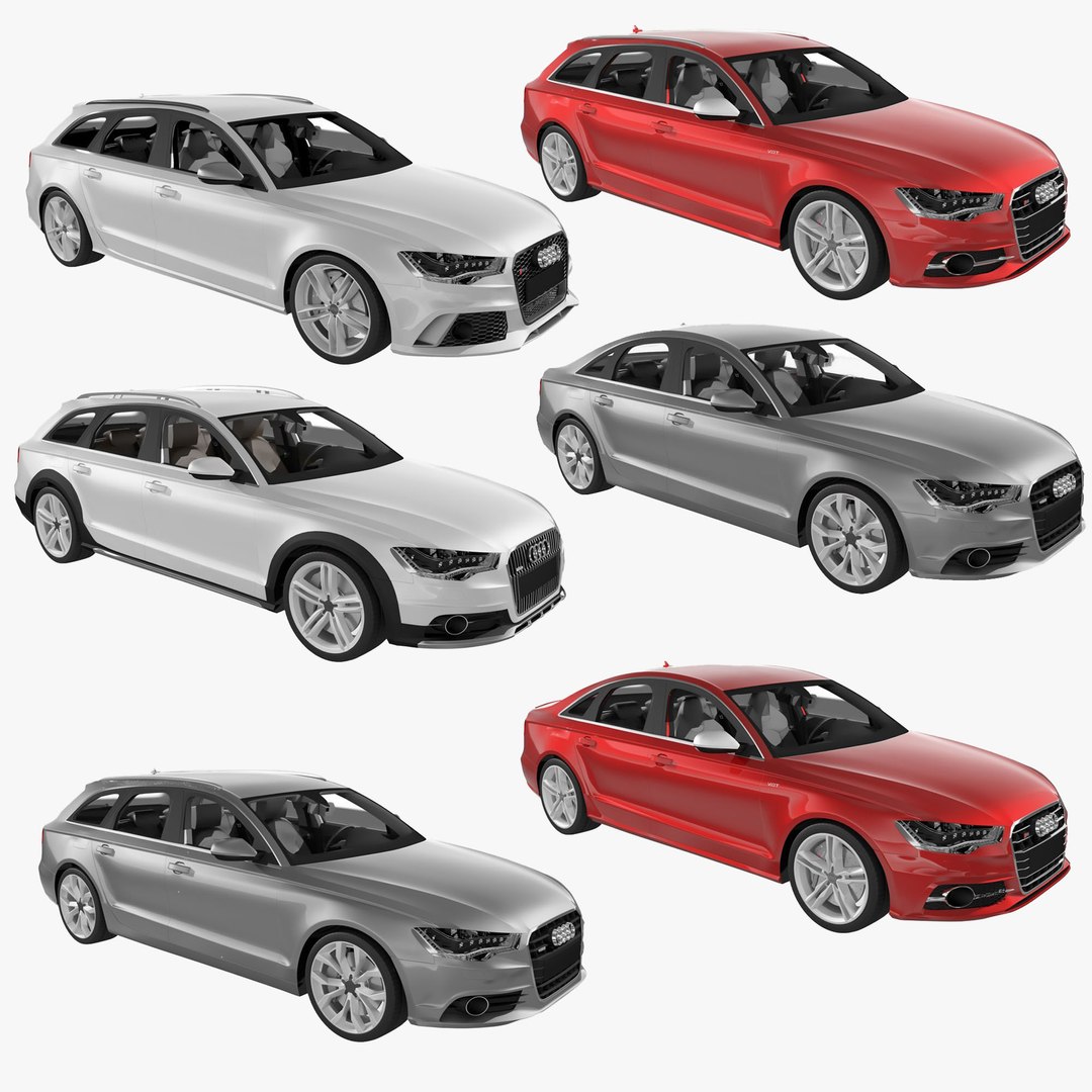 Audi A6 Collection 2 3D Model - TurboSquid 2047075