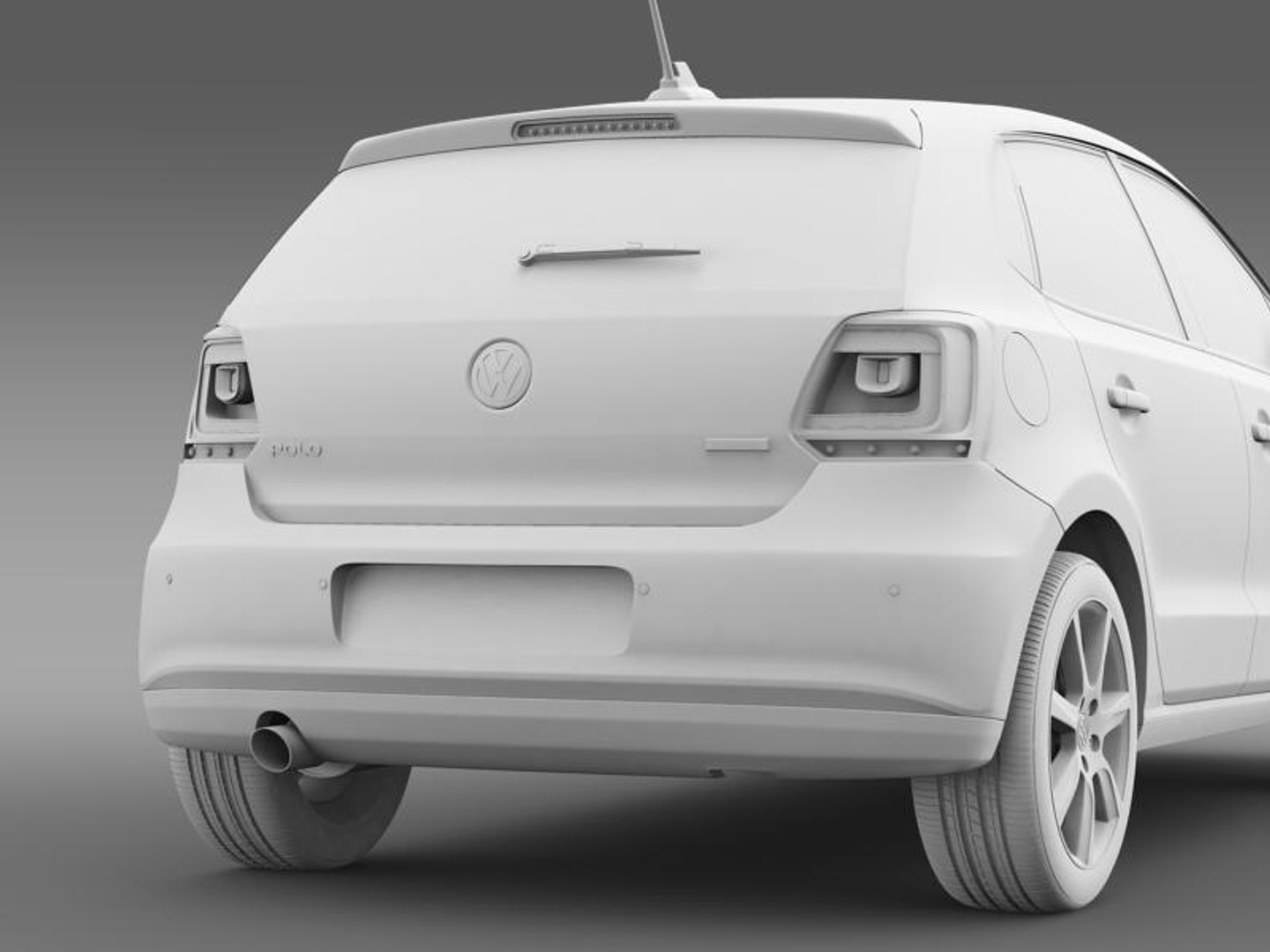 3d volkswagen polo