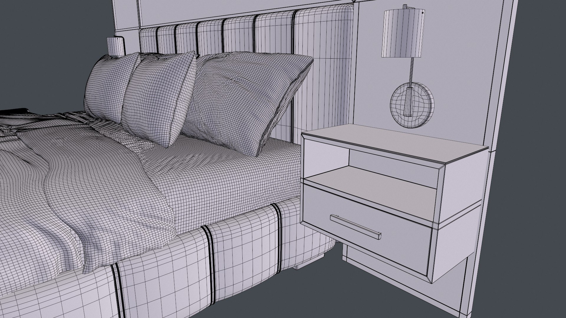 Bed Model - TurboSquid 2064262