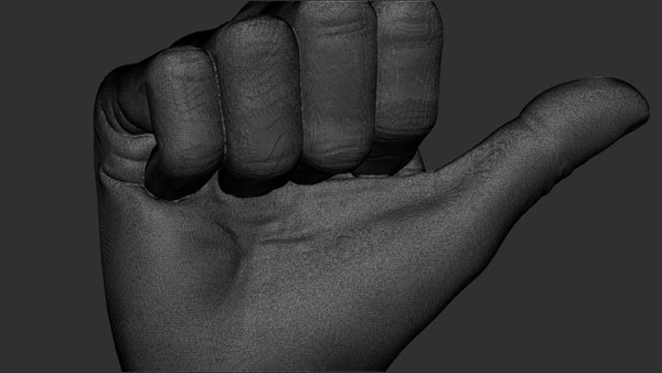 3D thumbs up - TurboSquid 1729141