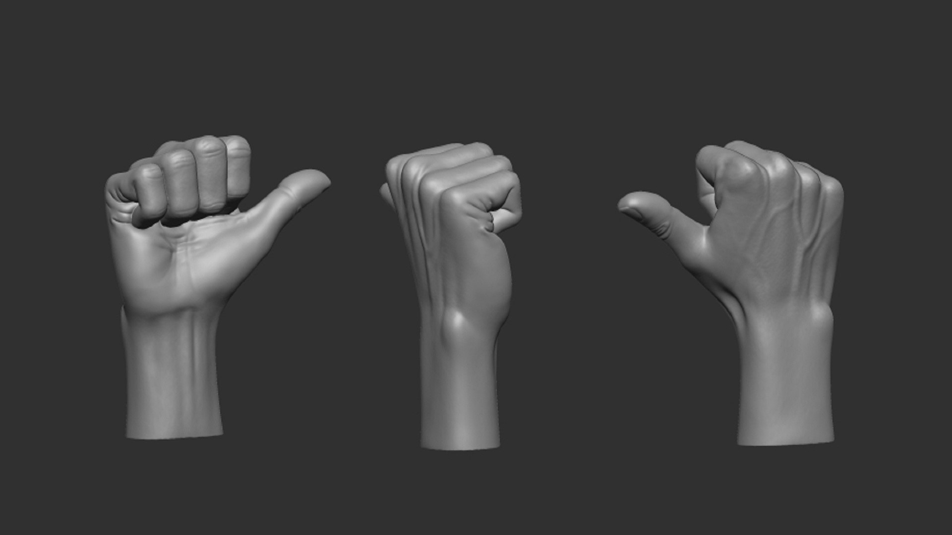 3D Thumbs Up - TurboSquid 1729141