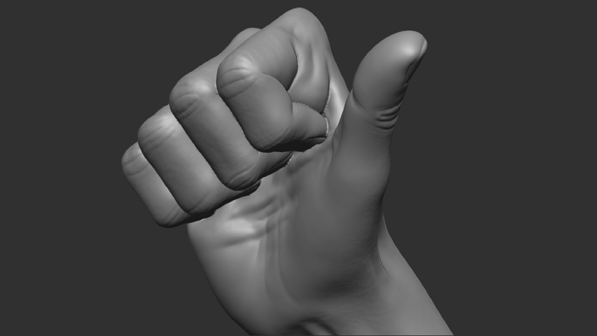 3D Thumbs Up - TurboSquid 1729141
