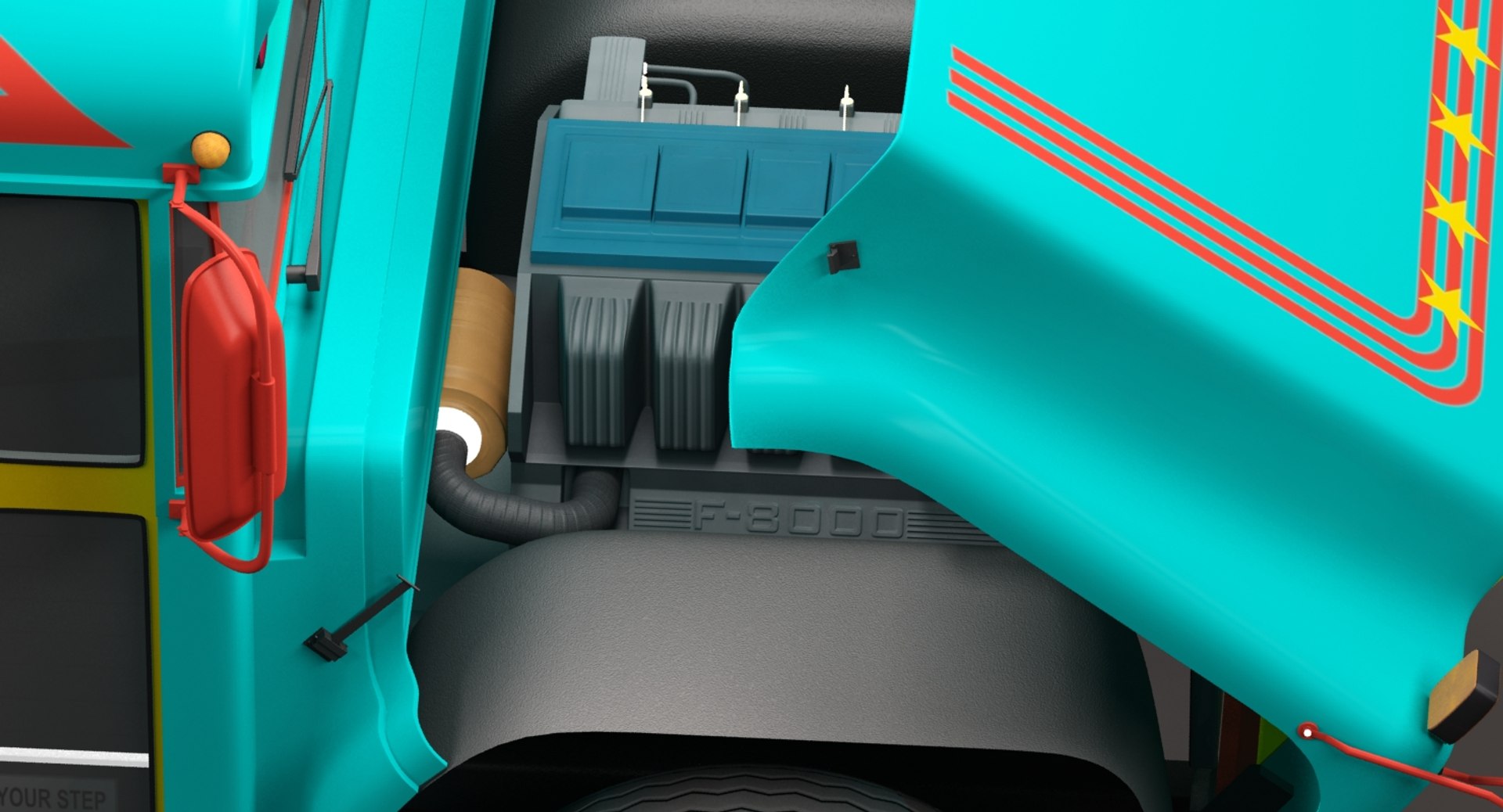 3D Chicken Bus Model - TurboSquid 1380113