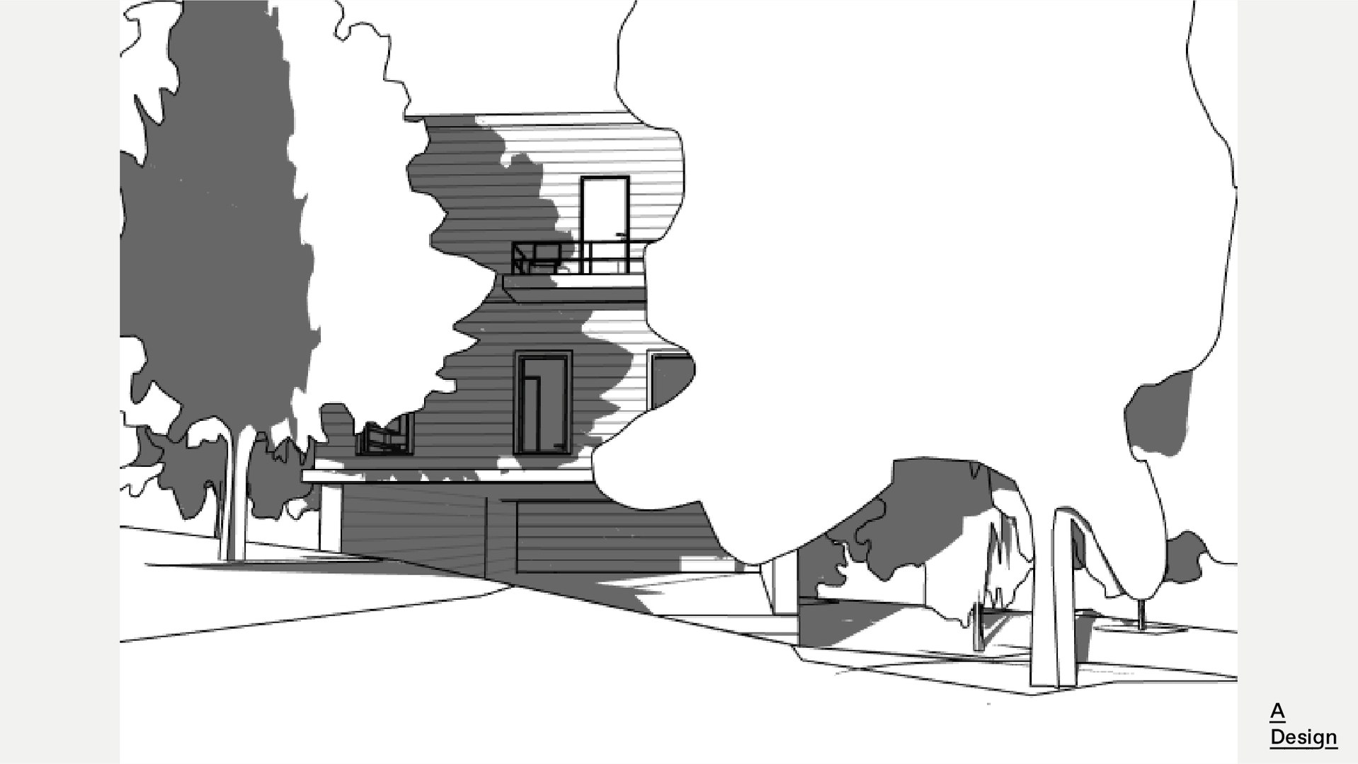Small Modern Revit 3d Model 3d Model Turbosquid 2017828