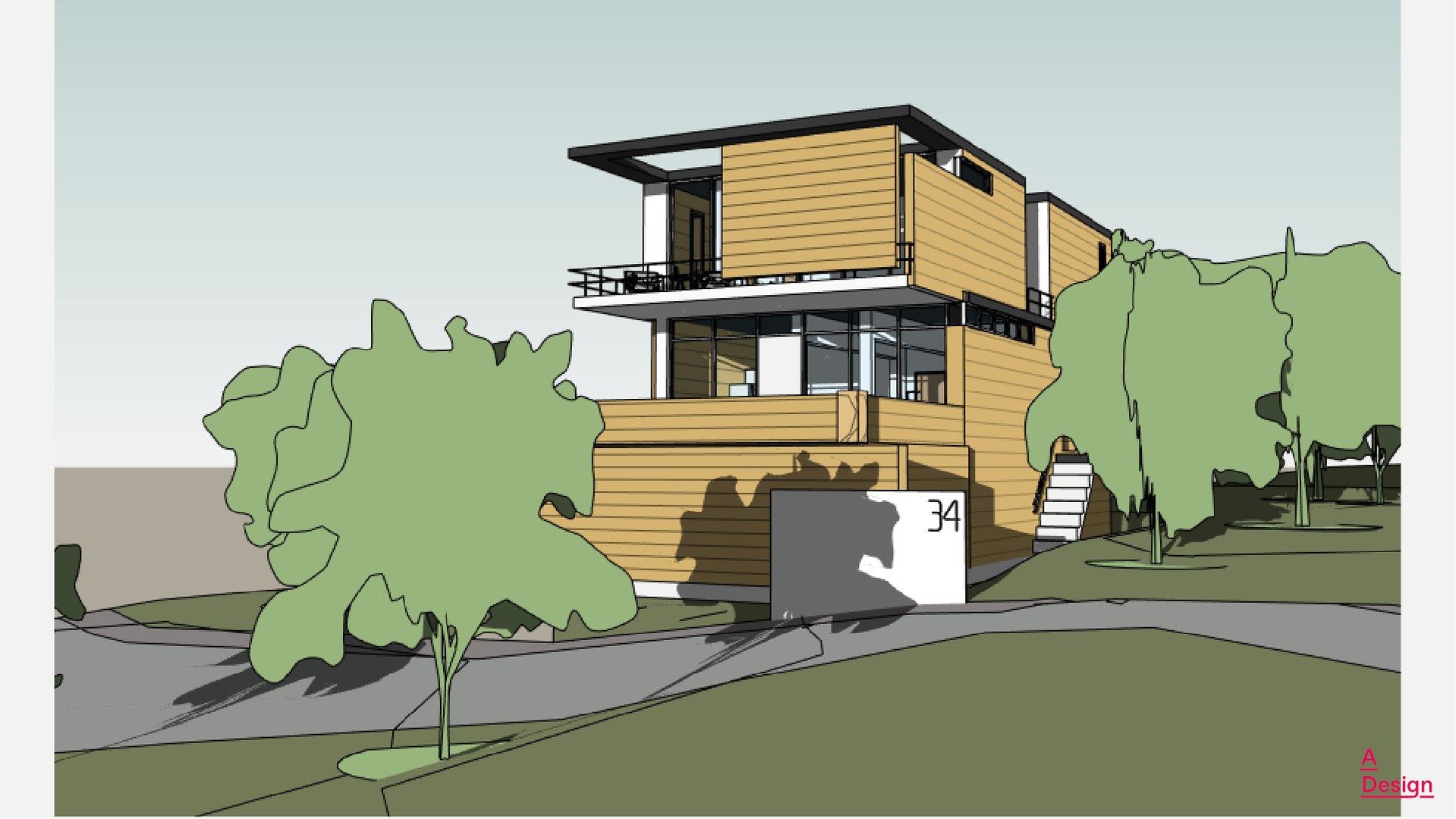 Small Modern - Revit 3D Model 3D Model - TurboSquid 2017828