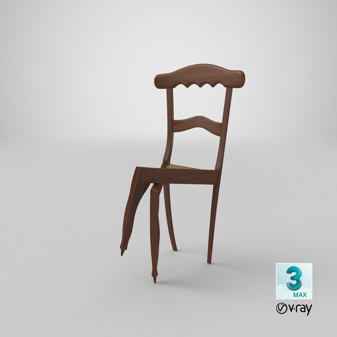 Legs Crossed Chair Model - TurboSquid 1396446