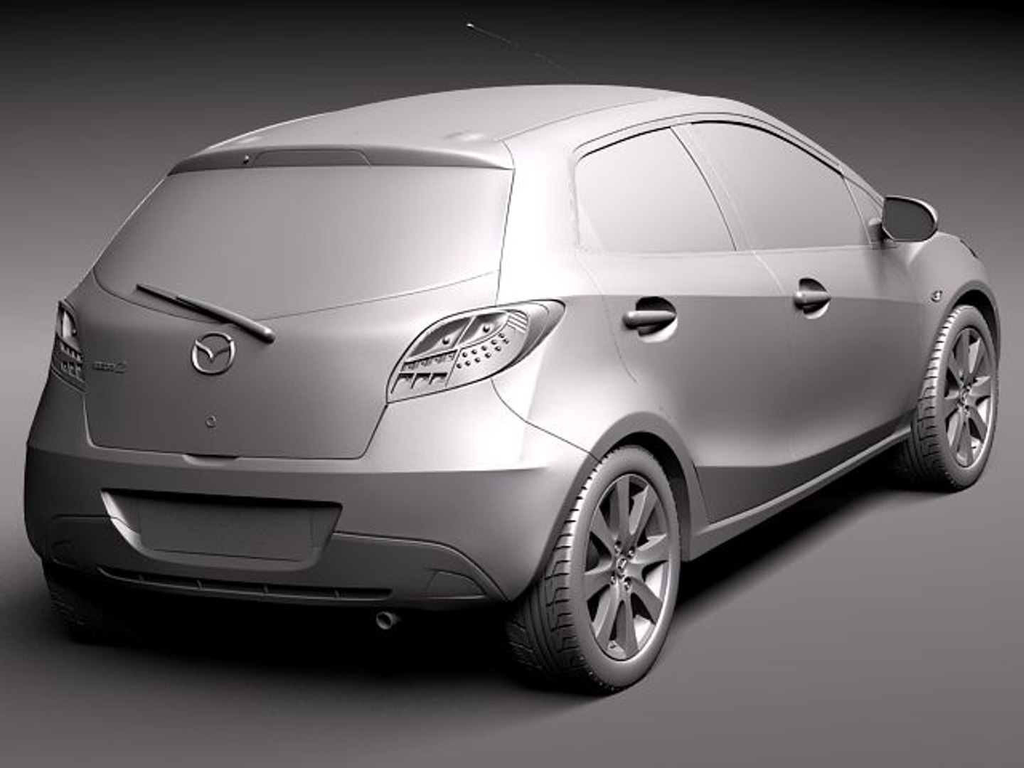 3d Mazda 2 2011