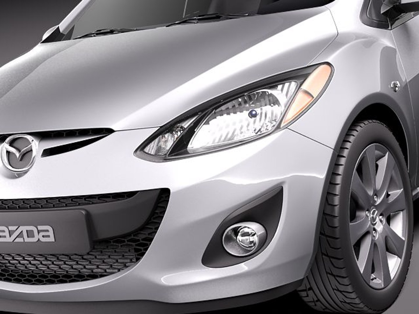 3d Mazda 2 2011