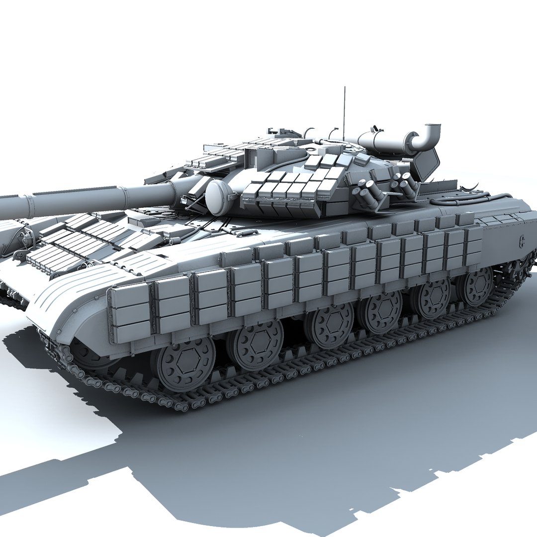 tank armor t-64 3d model