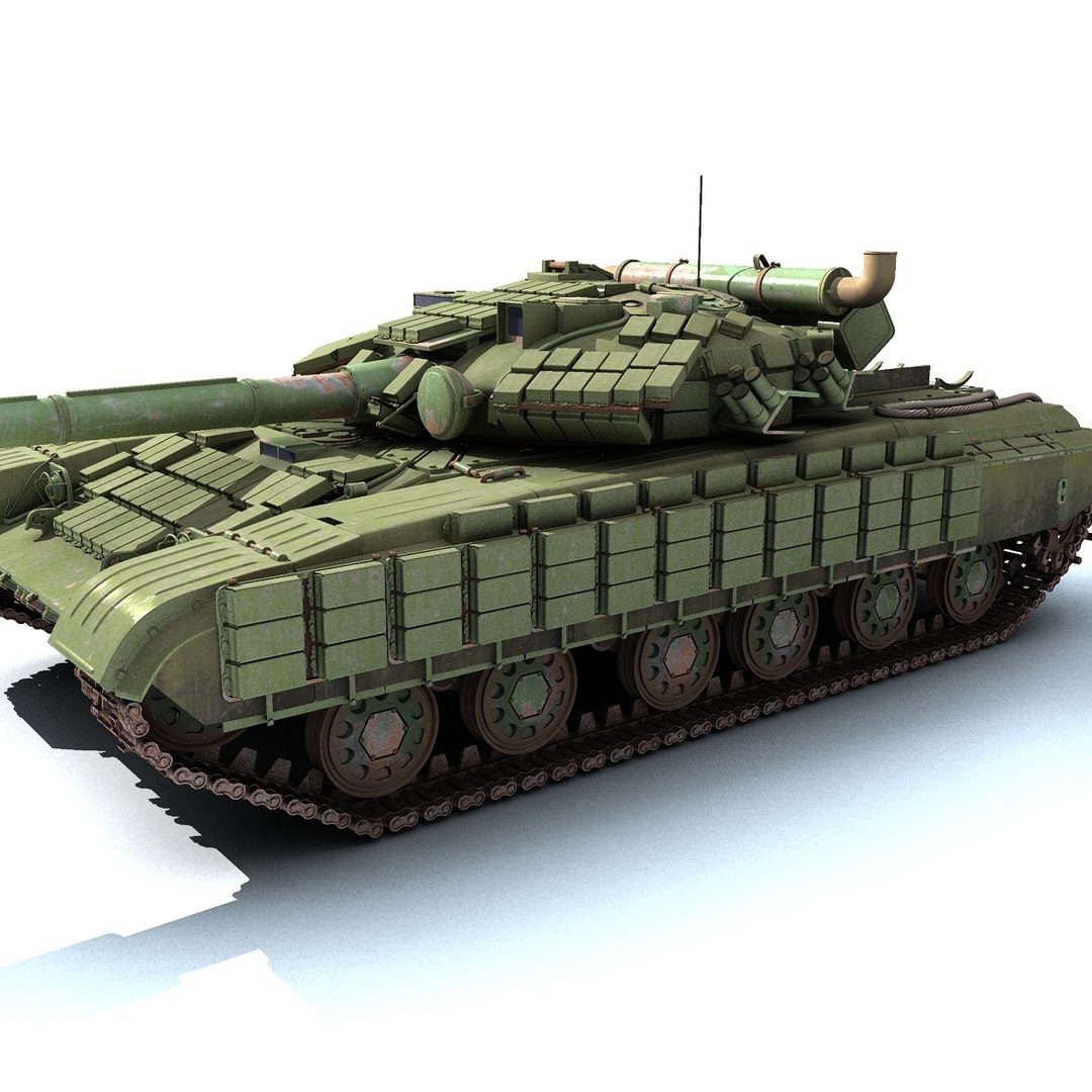 tank armor t-64 3d model